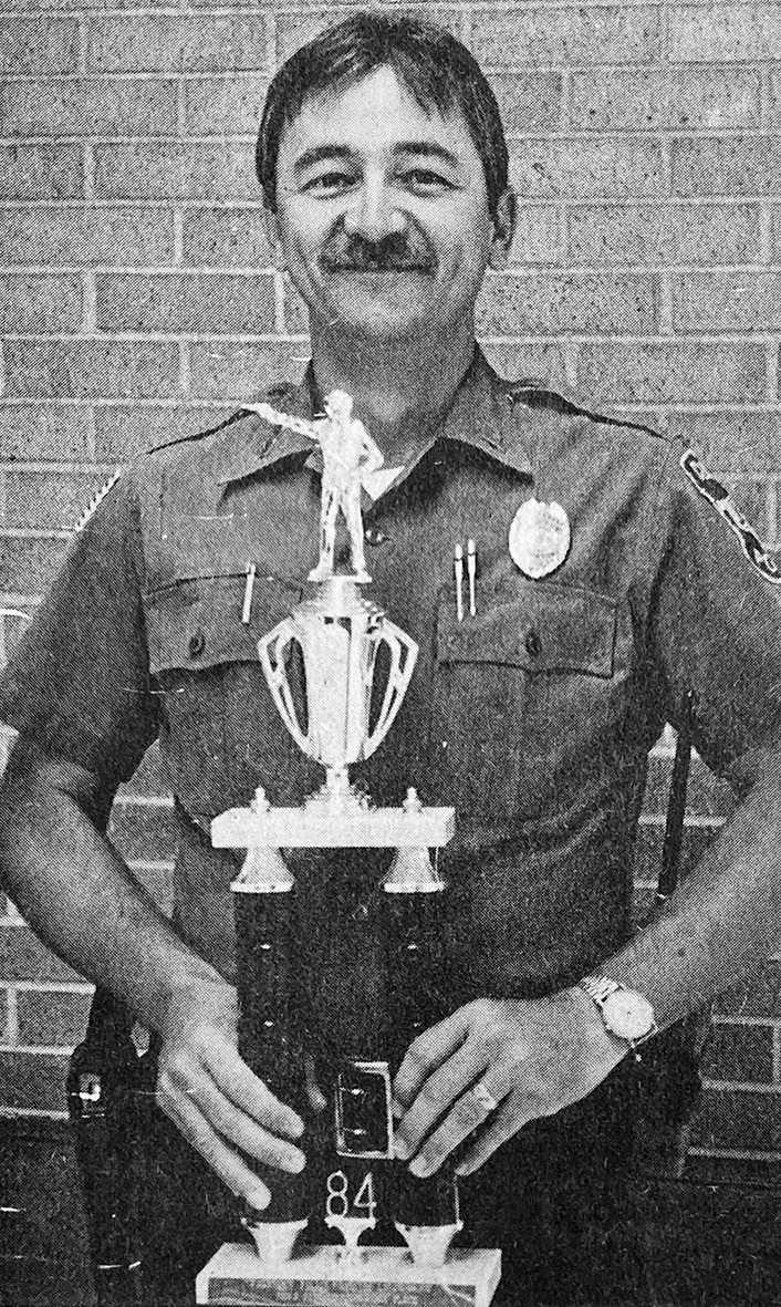 A sharp shooter was Clinton Police officer Ken Thiessen who won seven ...