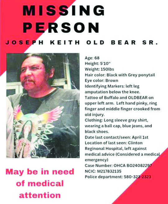 Search underway for missing man | Clinton Daily News