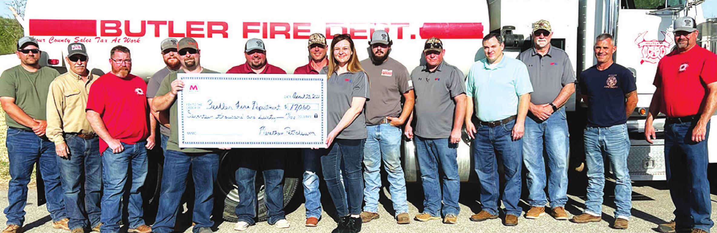 Butler Fire Department receives funding for equipment | Clinton Daily News