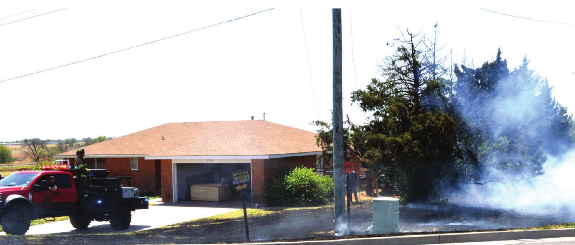 Down power line causes fire | Clinton Daily News