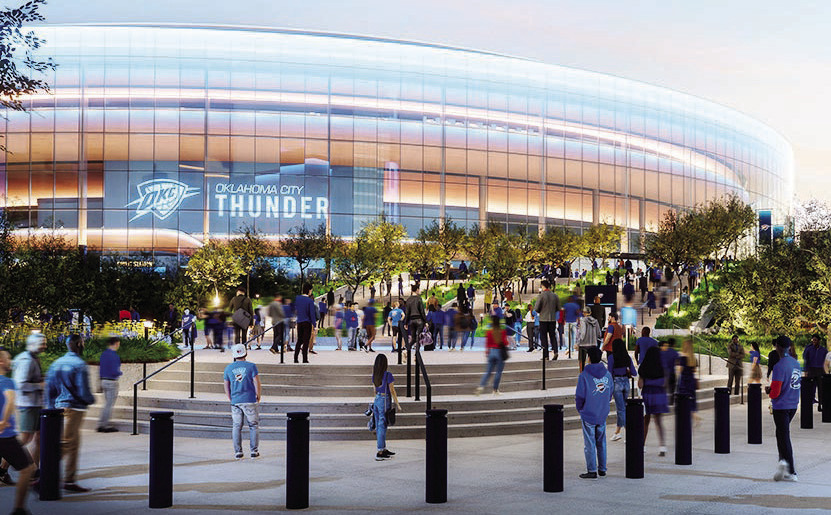 Designs for new OKC Thunder arena unveiled | Clinton Daily News