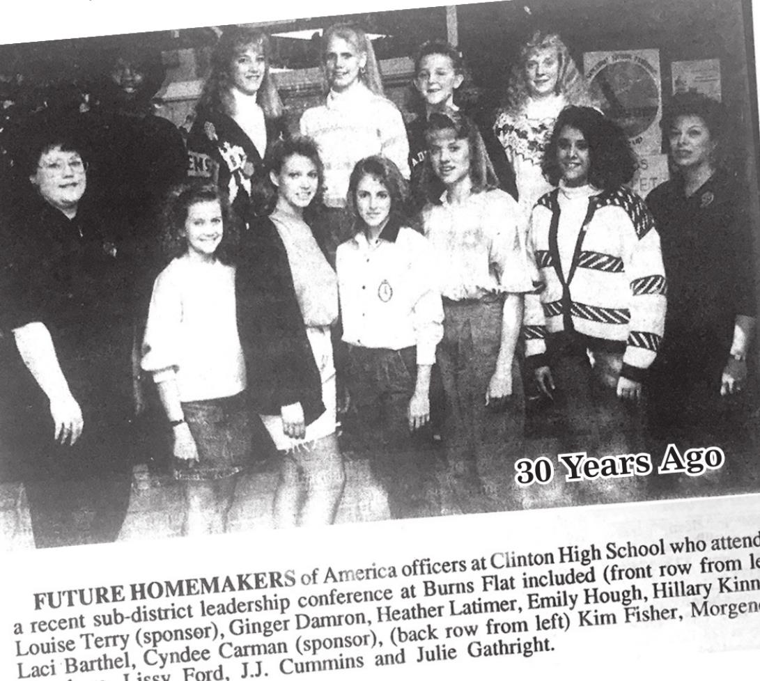 CLINTON’S HISTORY 10, 20 AND 30 YEARS AGO | Clinton Daily News